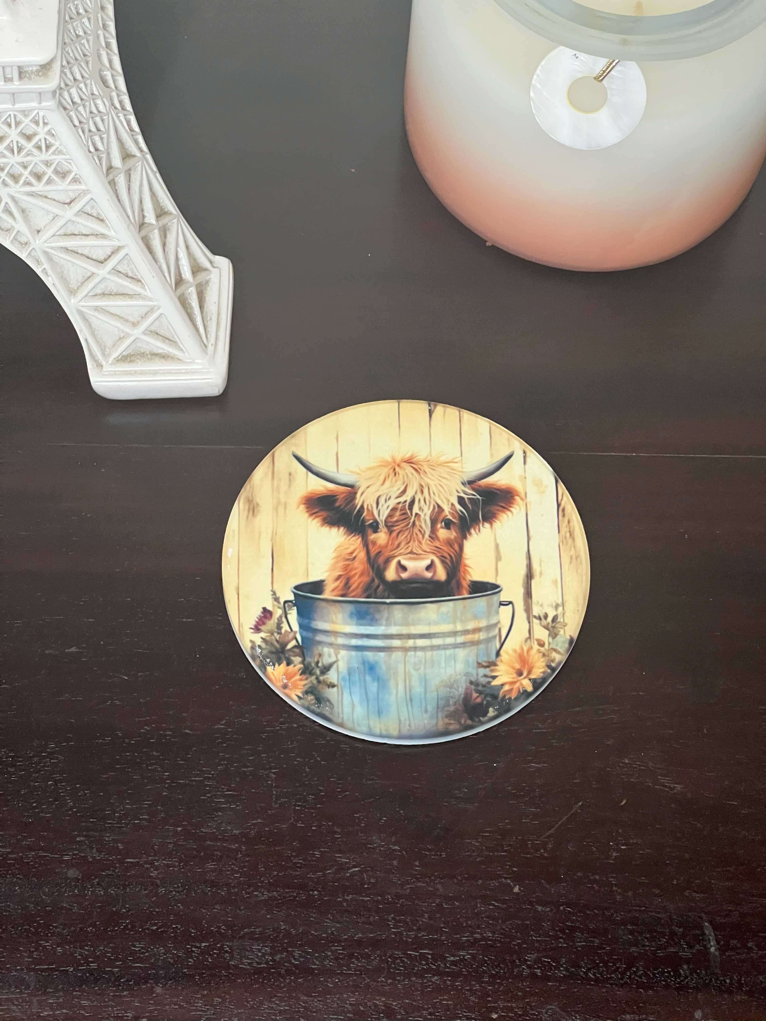 Custom Round Sublimated Coasters – Personalized Full-Color Drink ...